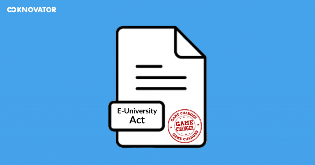 E-University Act and the National Credit Framework aims to transform ...